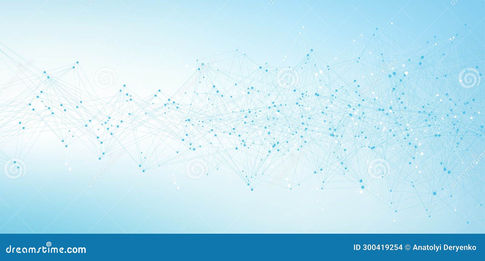 Technology Abstract Lines and Dots Connection Background. Connection ...