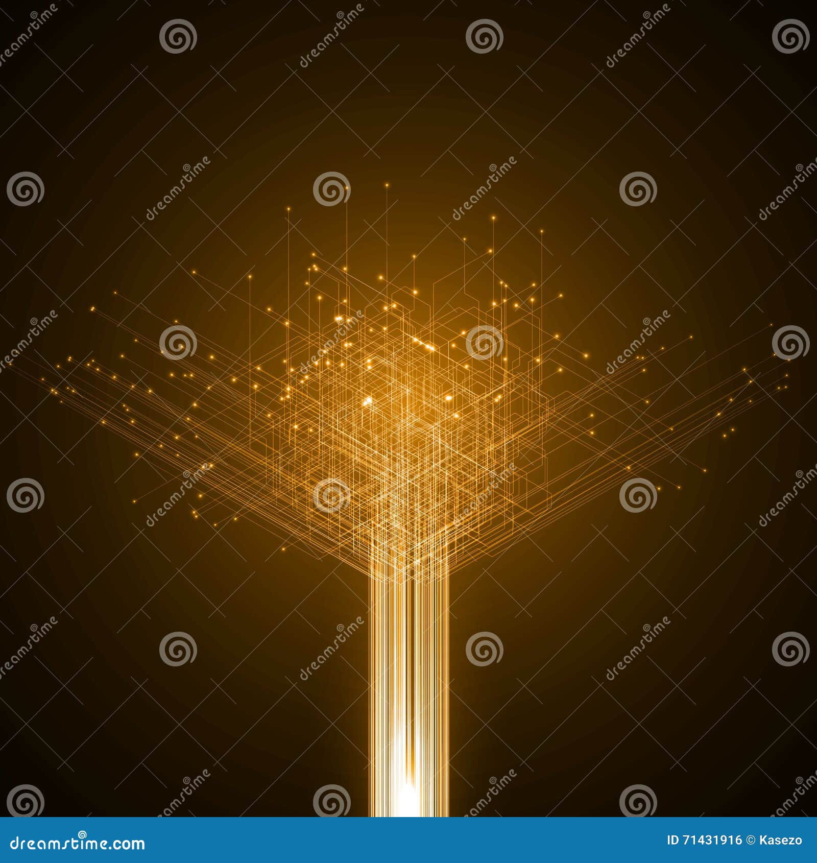 Technology abstract lines. stock vector. Illustration of design - 71431916
