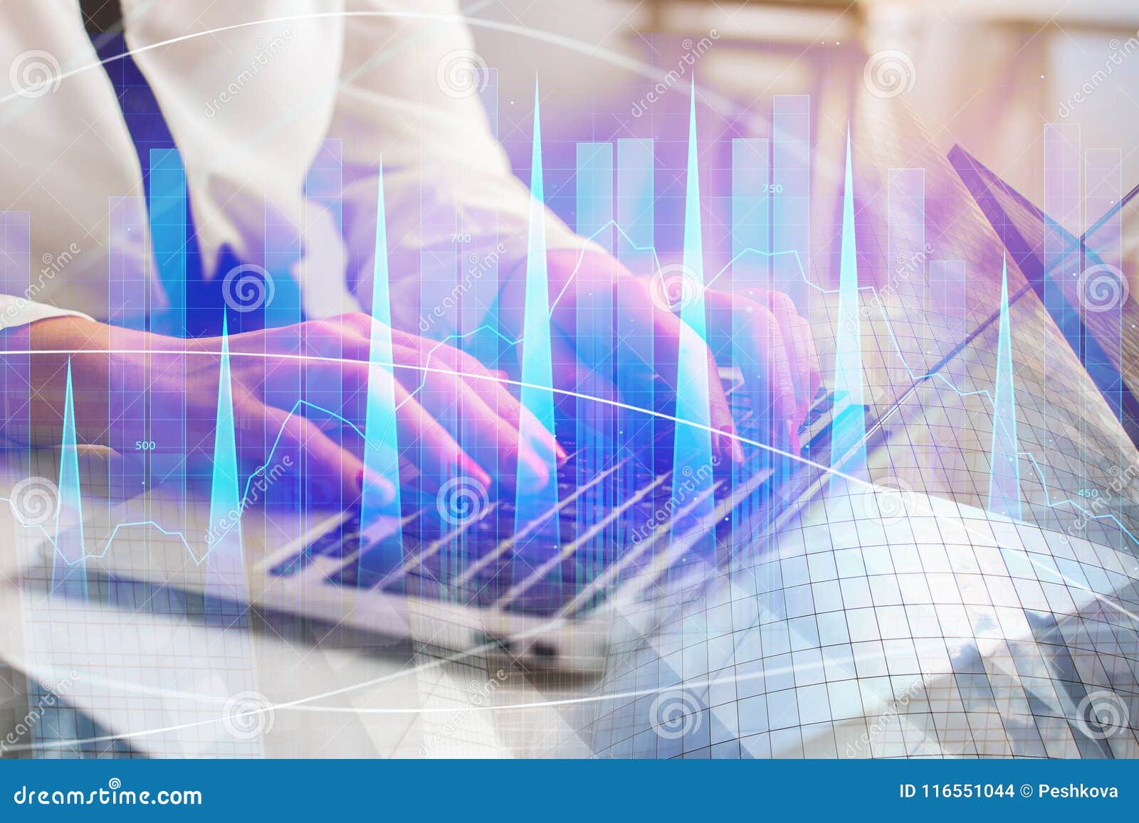 Technology, Accounting and Finance Concept Stock Photo - Image of ...
