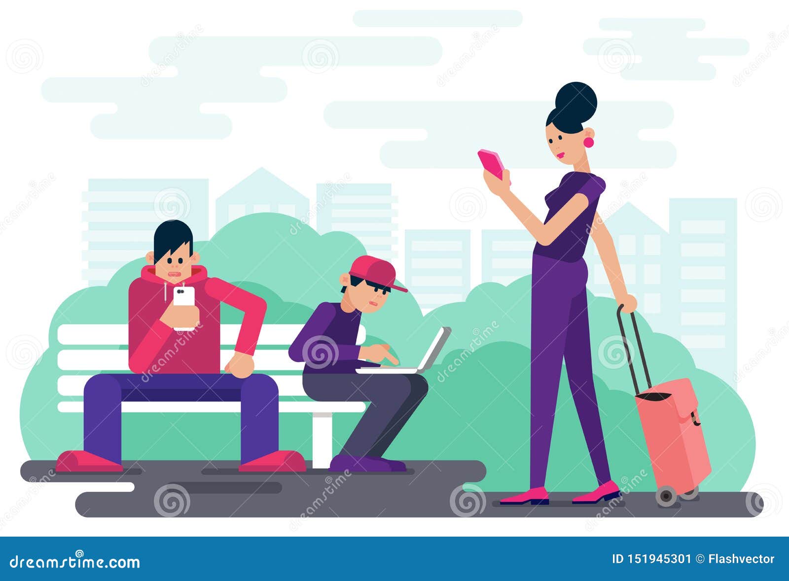 Technology Addicted People Browsing Digital Devices while Spending Time ...