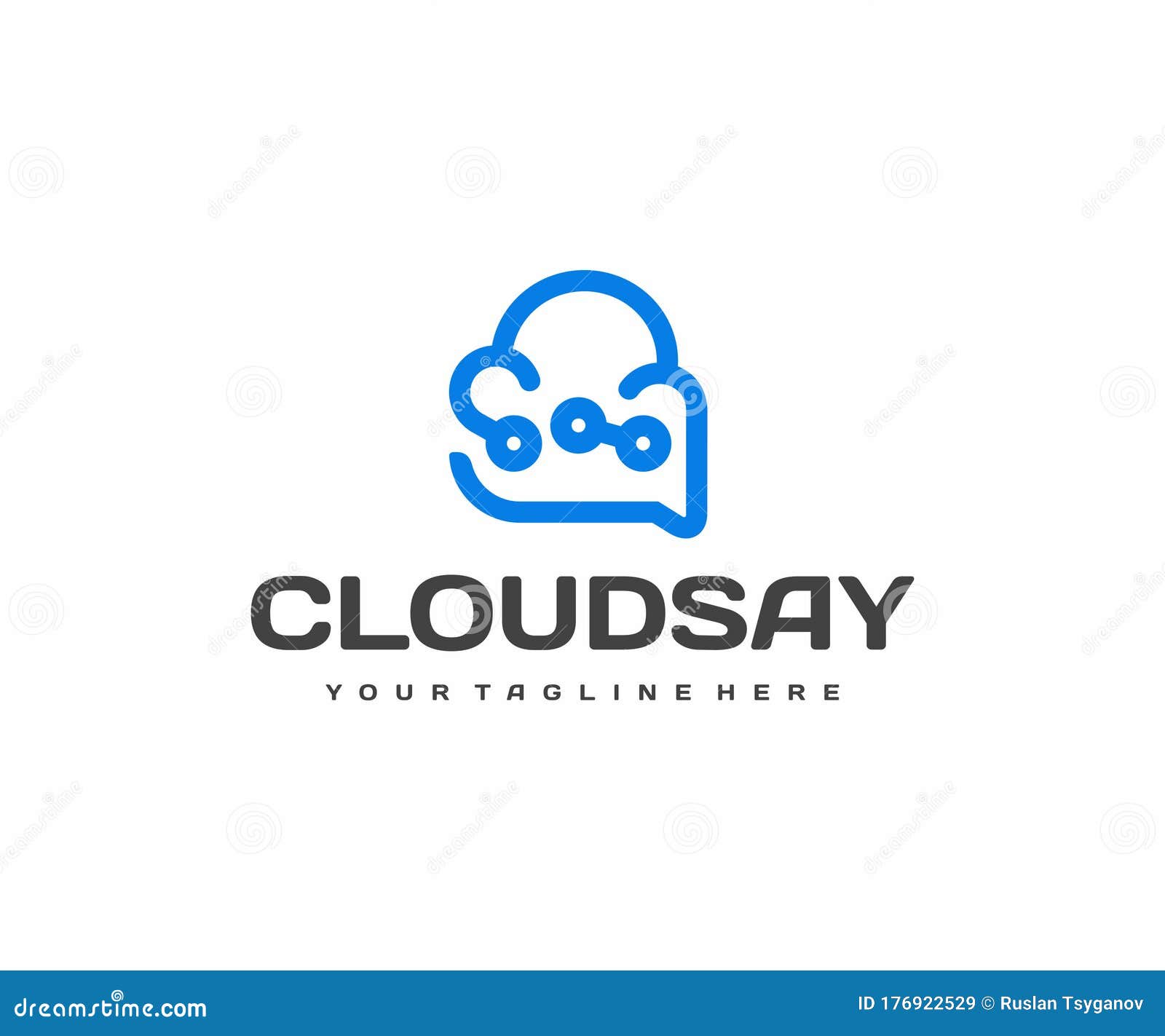 Technology Advisor Logo Design. Cloud Technology Support Vector Design ...