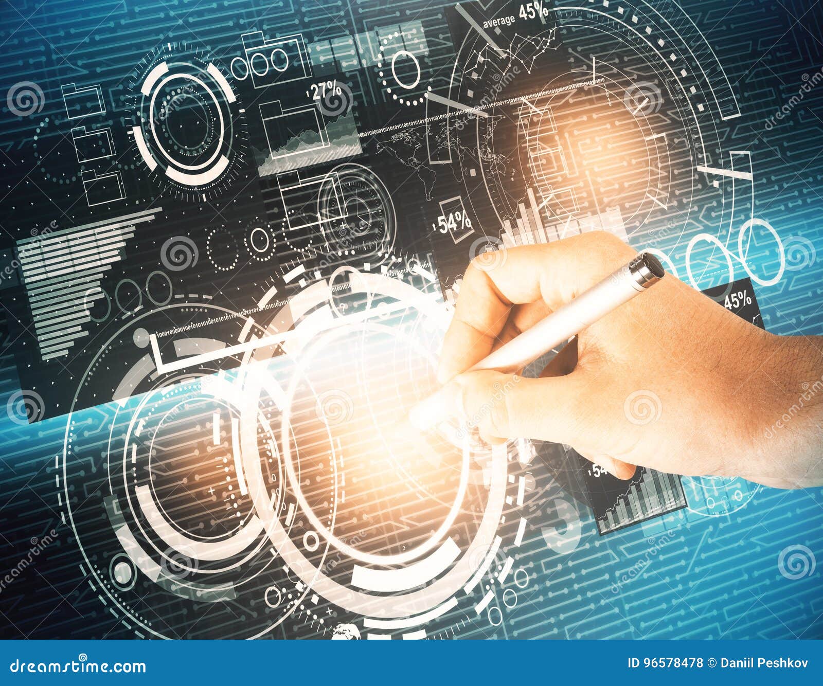 Technology, Analytics and Innovation Concept Stock Illustration ...