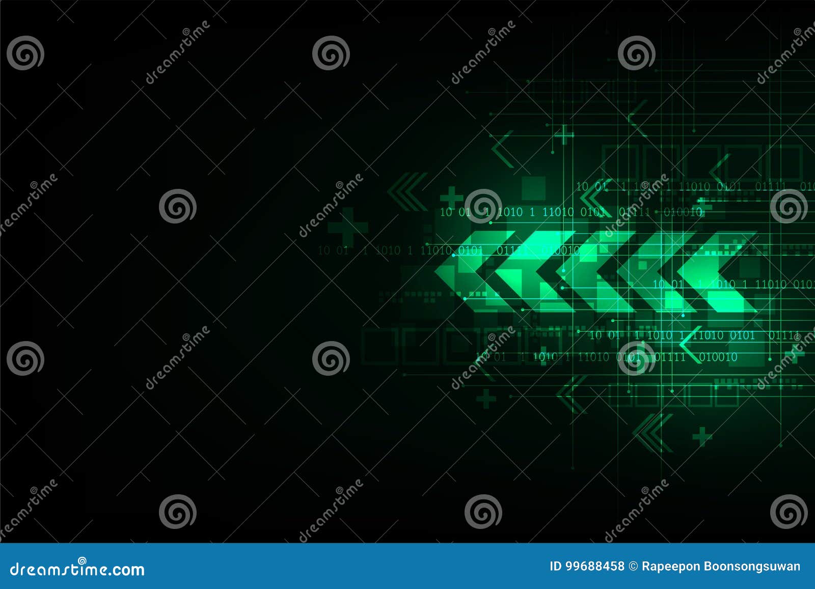 Technology in the Arrow Concept. Stock Vector - Illustration of ...