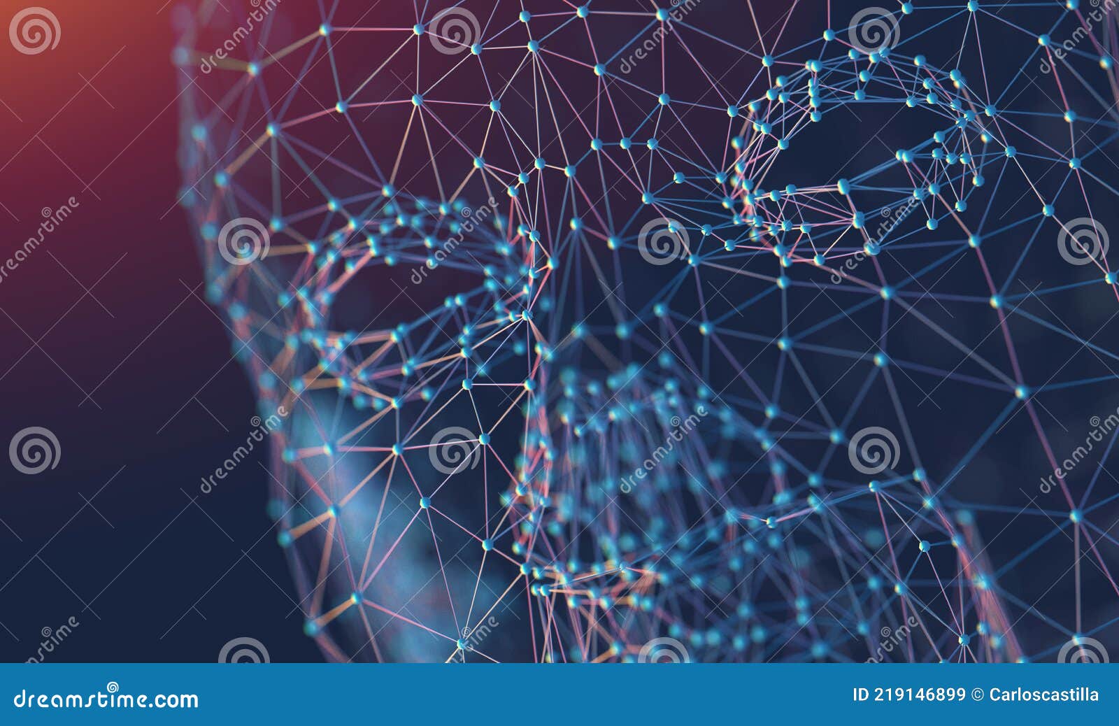 Technology and Artificial Intelligence Background Concept Stock ...