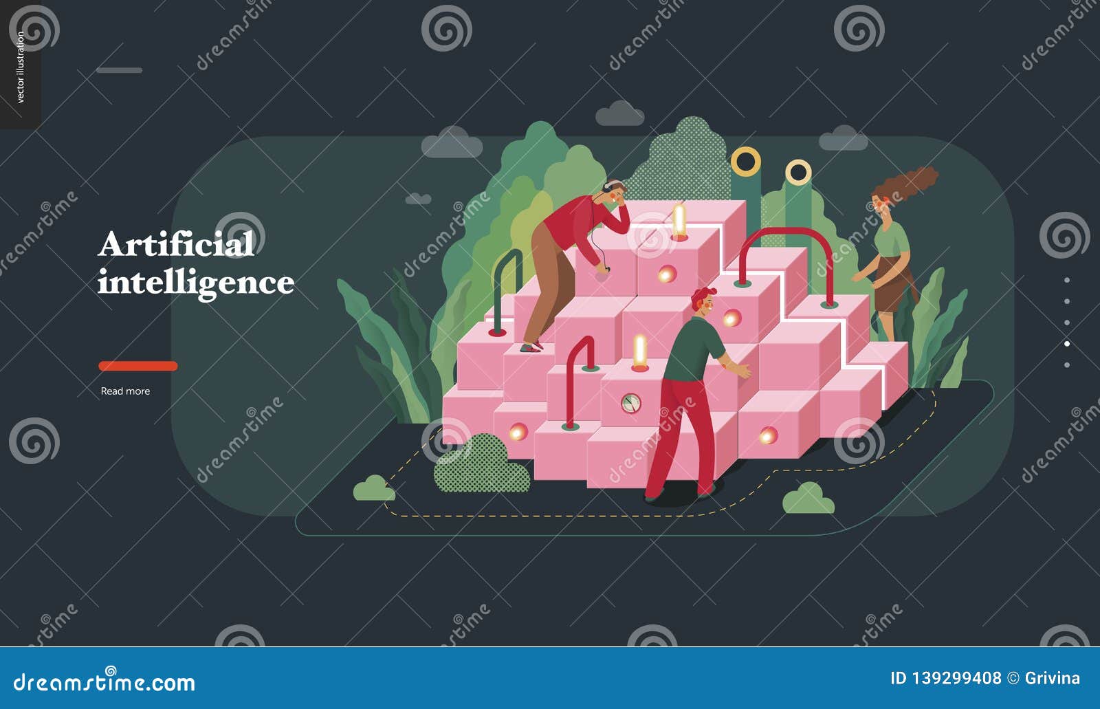 Technology Topic Illustration Stock Vector - Illustration of digital ...