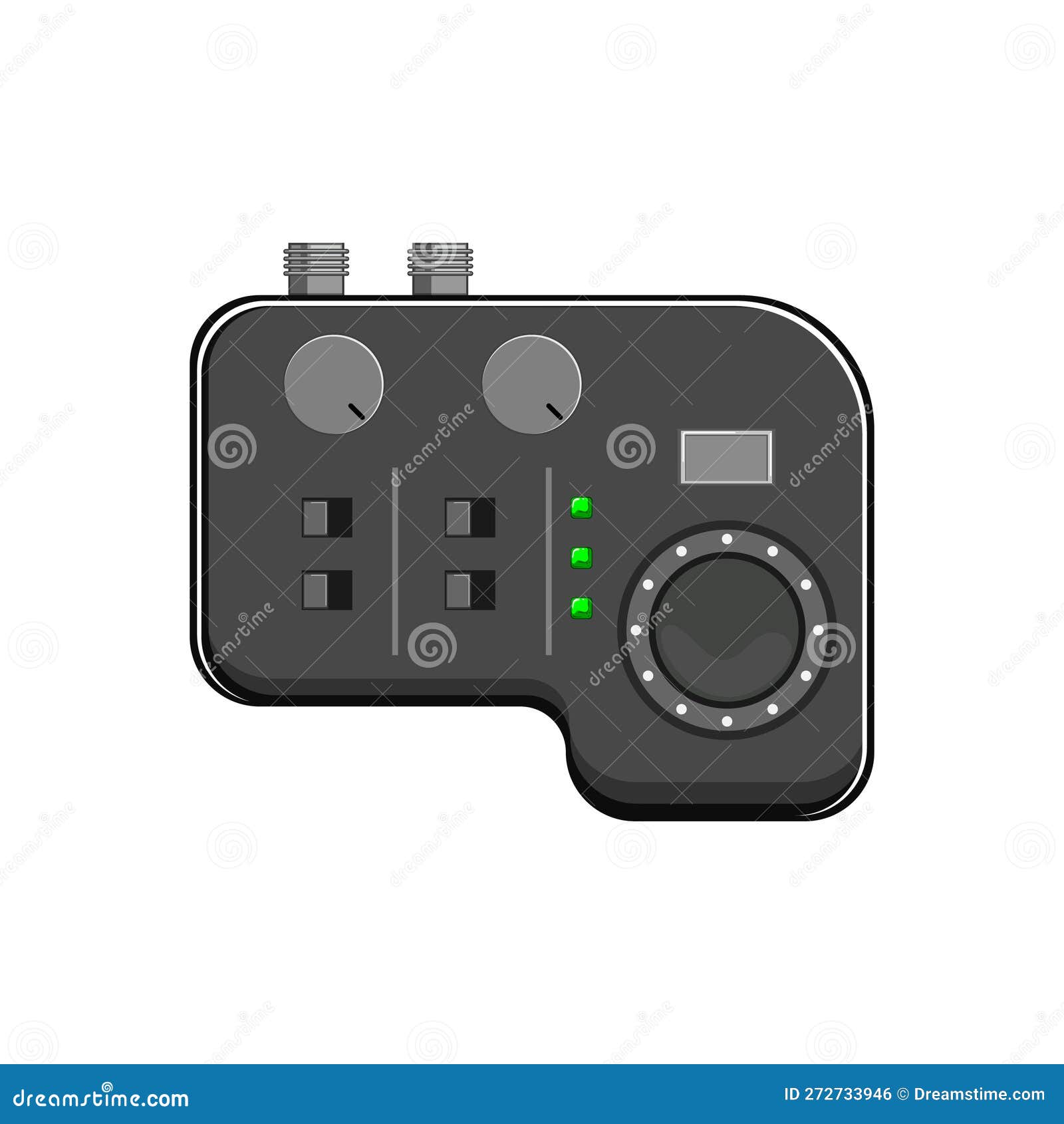 Technology Audio Interface Cartoon Vector Illustration Stock Vector ...