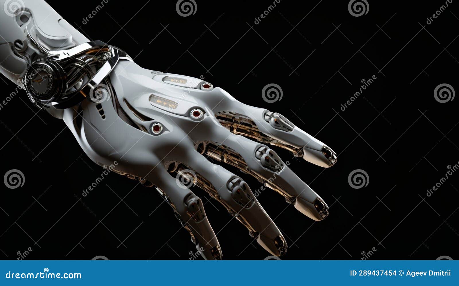 Robot Arm , AI Generated Royalty-Free Stock Photo | CartoonDealer.com ...