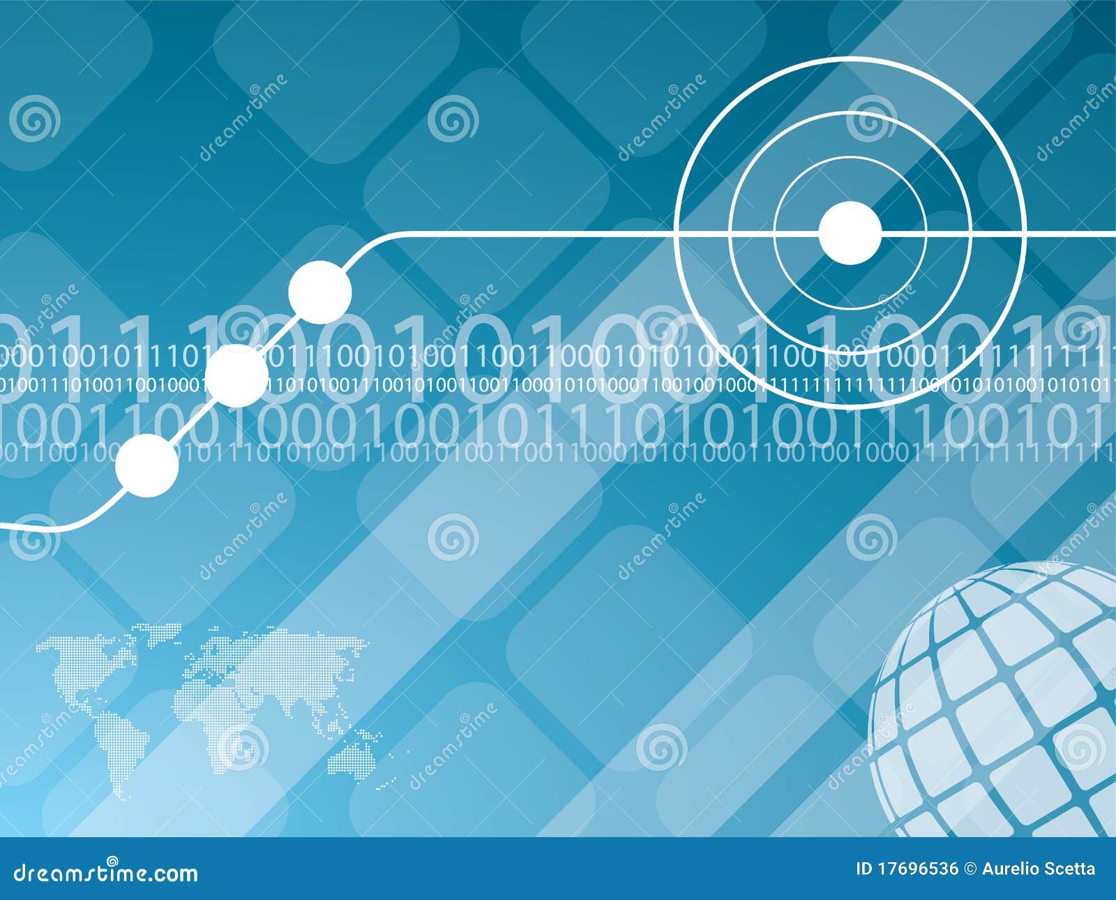 Technology background stock vector. Illustration of earth - 17696536
