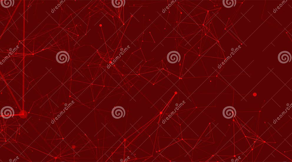 Technology Background Abstract Digital Combination Dots And Lines Big Data Visualization Stock