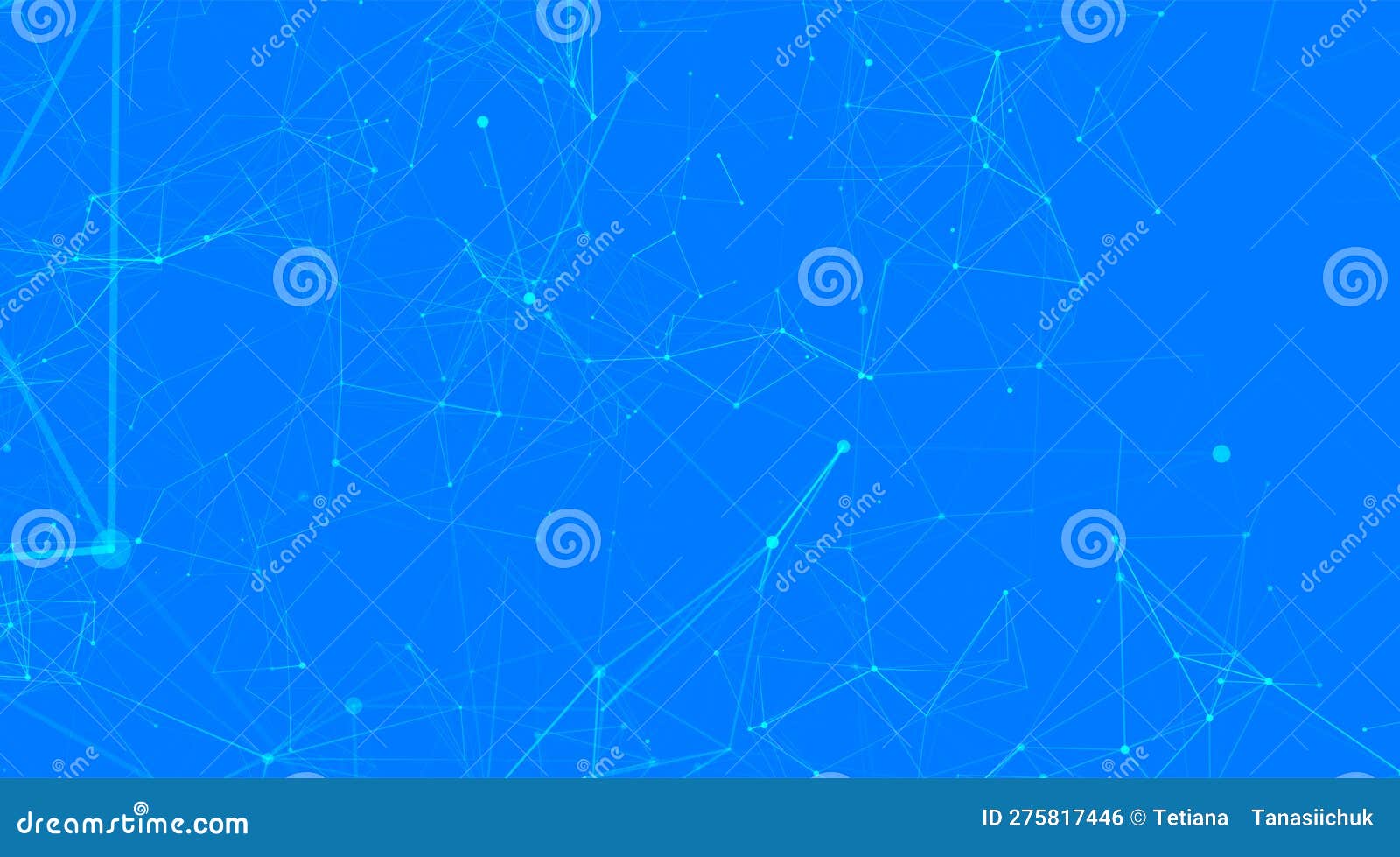 Technology Background Abstract Digital Combination Dots And Lines Big Data Visualization Stock