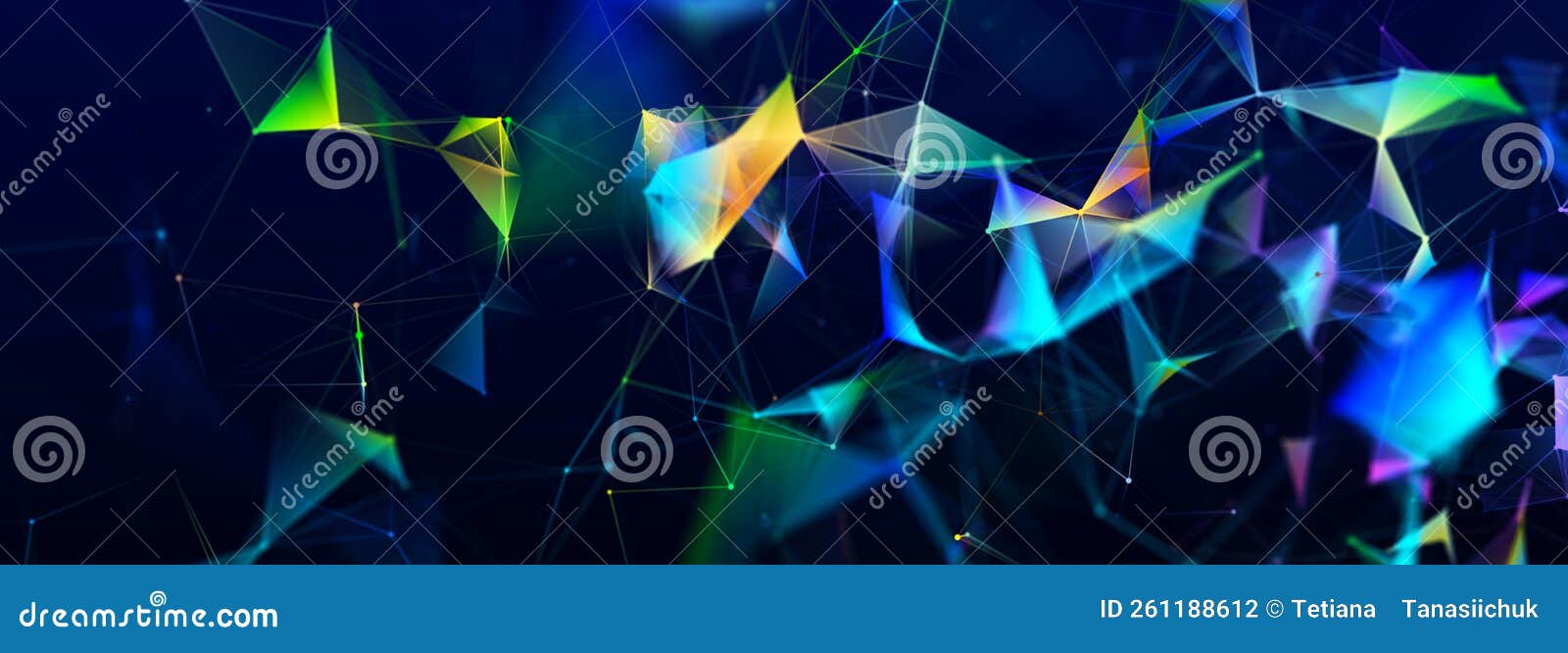 Technology Background. Abstract Digital Combination Dots and Lines. Big ...