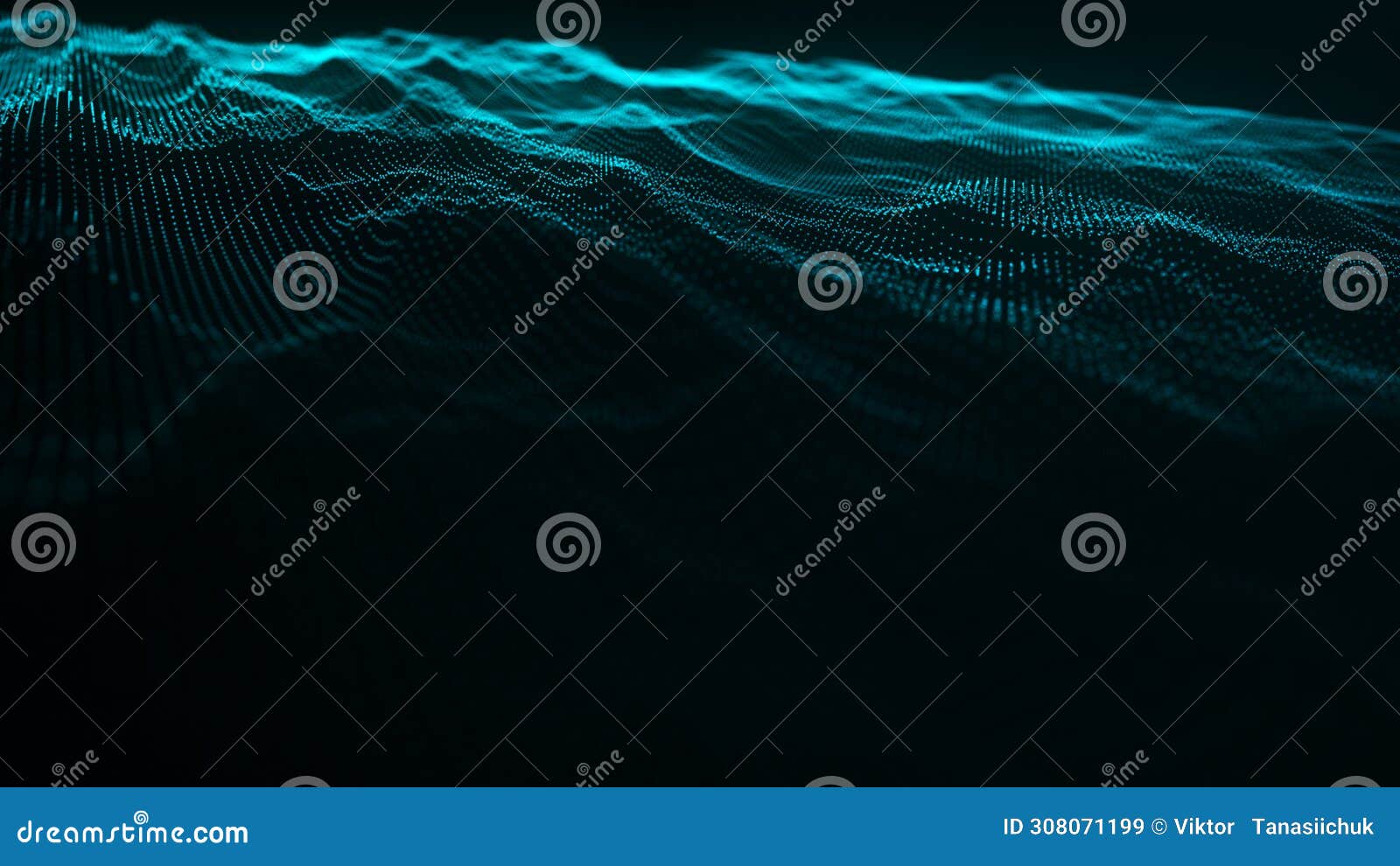 Dotted Sound Wave Signal. Radio Or Music Audio Concept. Epicentre Or ...