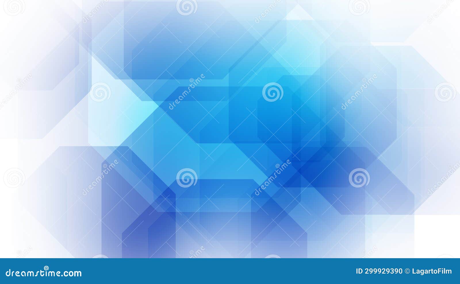 Geometric Octagon Pattern on White Background with Technology Concept ...