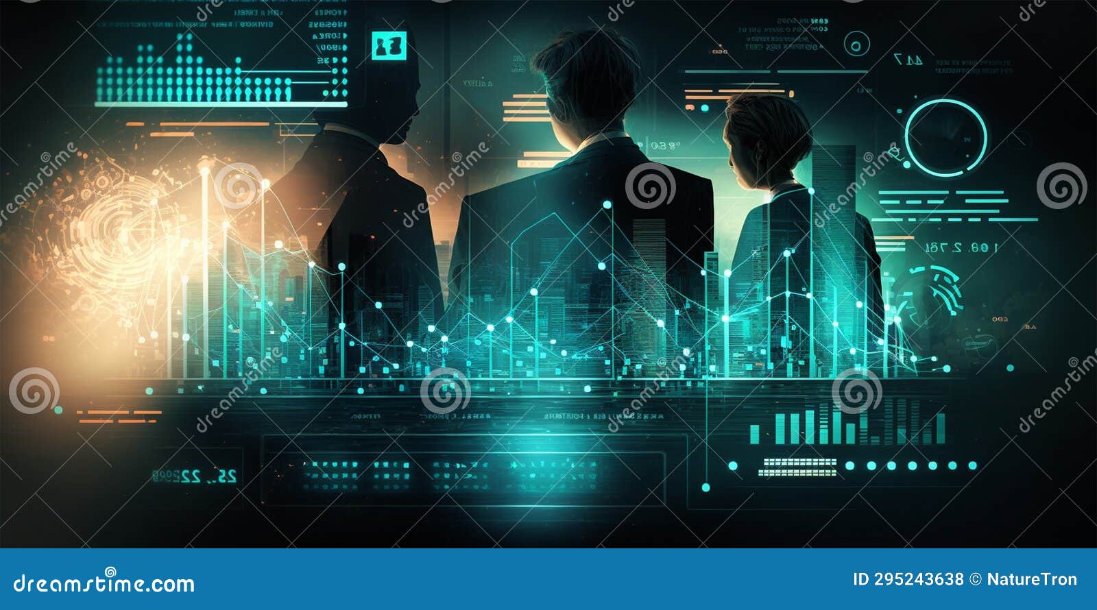 Background Technology Background Generative AI Stock Illustration ...