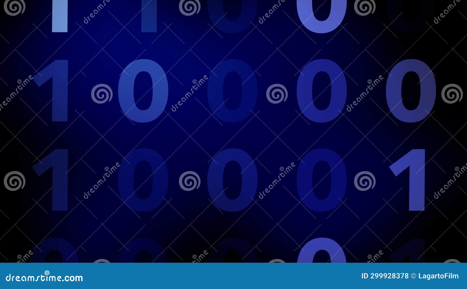 Technology Background Binary Code and Cyber Security in Digital ...