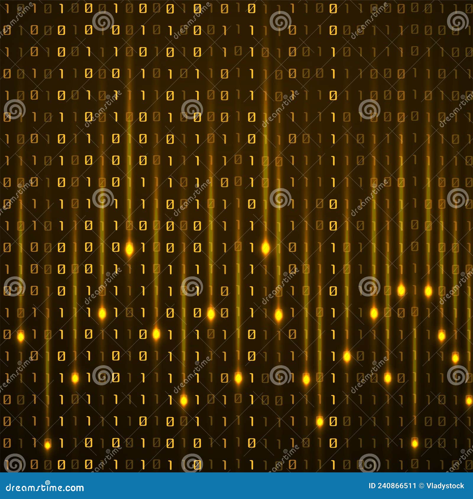 Technology Background With Binary Code Matrix Backdrop Stock Vector Illustration Of Backdrop