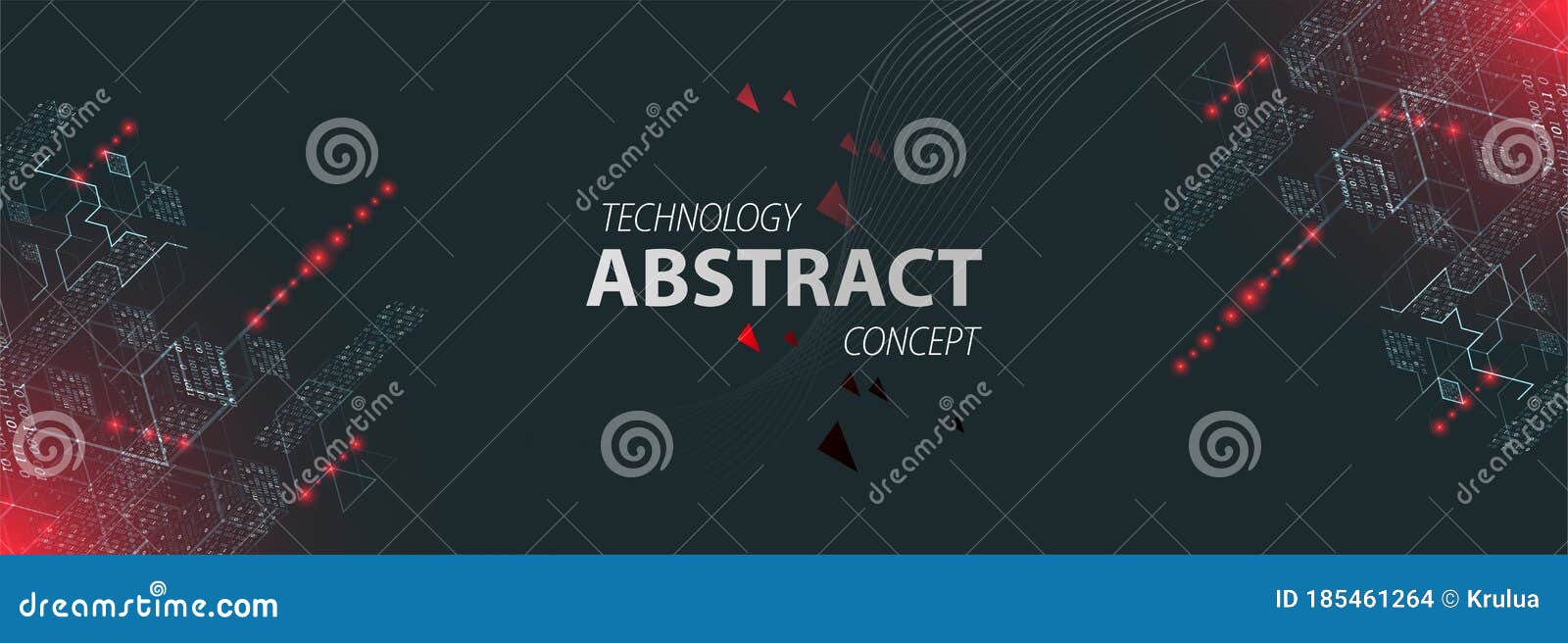 Technology Background. Binary Computer Code. Vector Illustration Stock ...