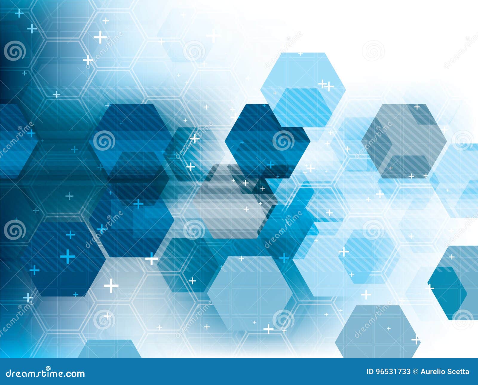 Technology Background Blue Futuristic Abstract. Stock Vector ...