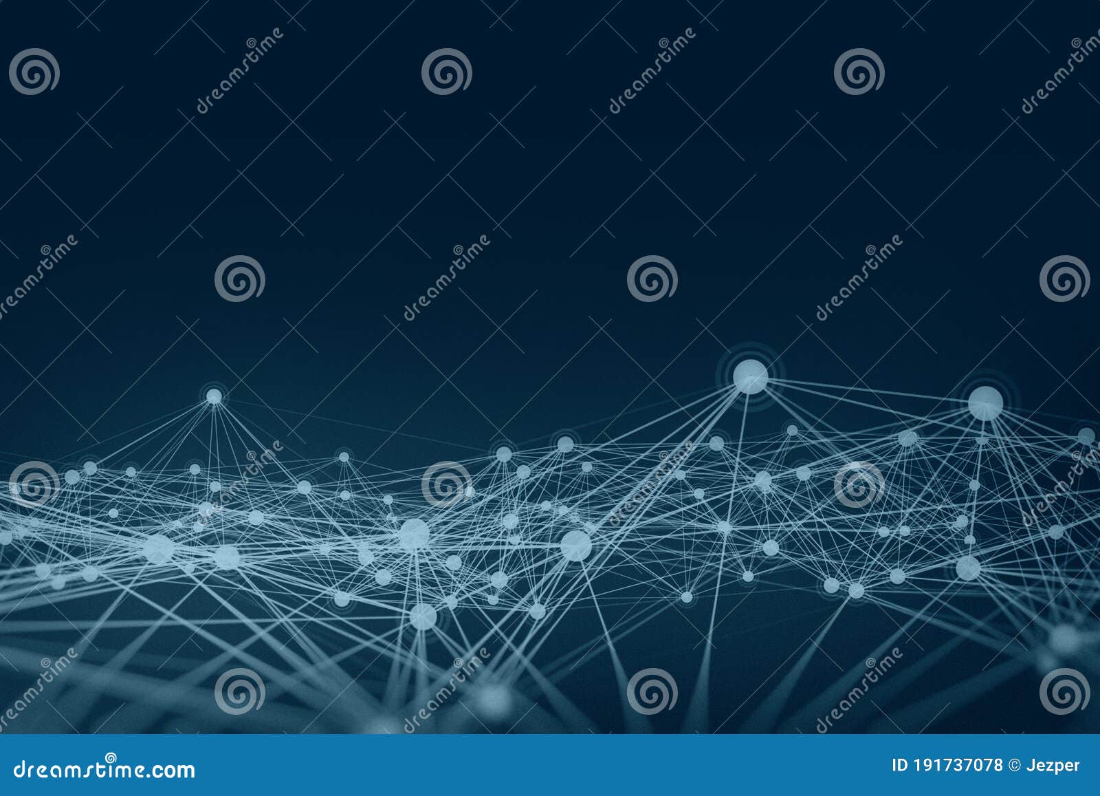 Technology Background Blue Network Stock Illustration - Illustration of ...
