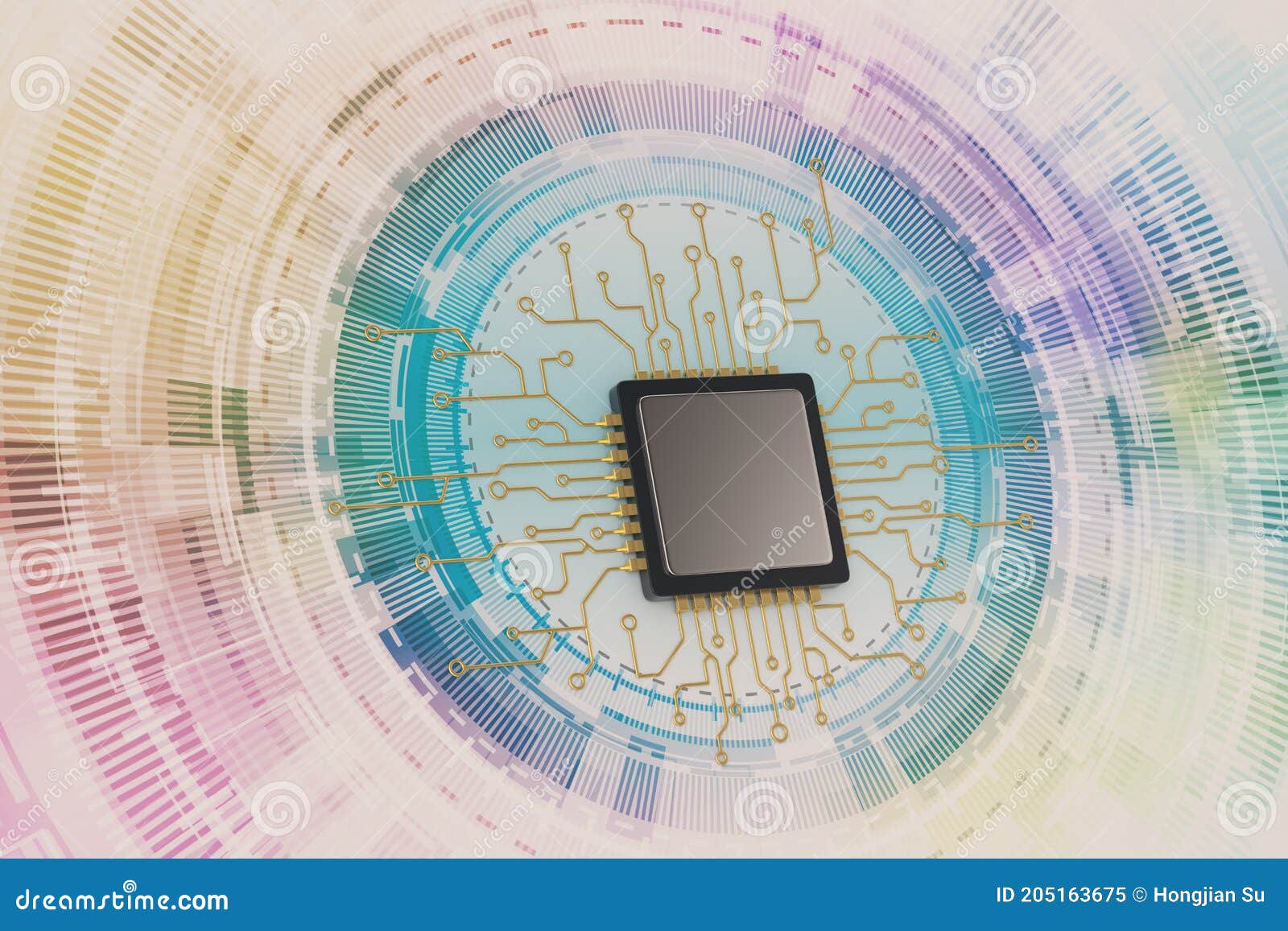 Technology Background. Central Computer Processors CPU Concept. Tech ...
