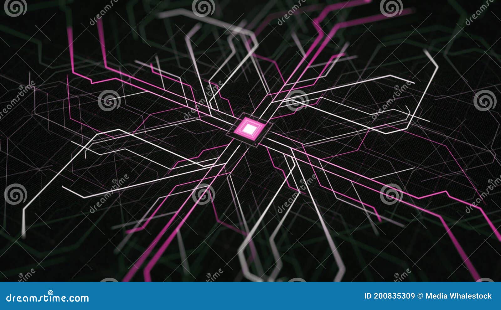 Technology Background with Circuit Board, Digital Processor of a Device ...