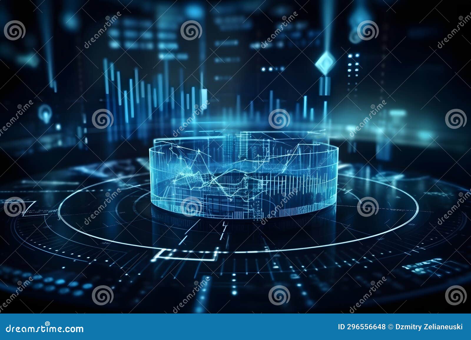 Technology Background with Code. Generative AI. Stock Photo - Image of ...