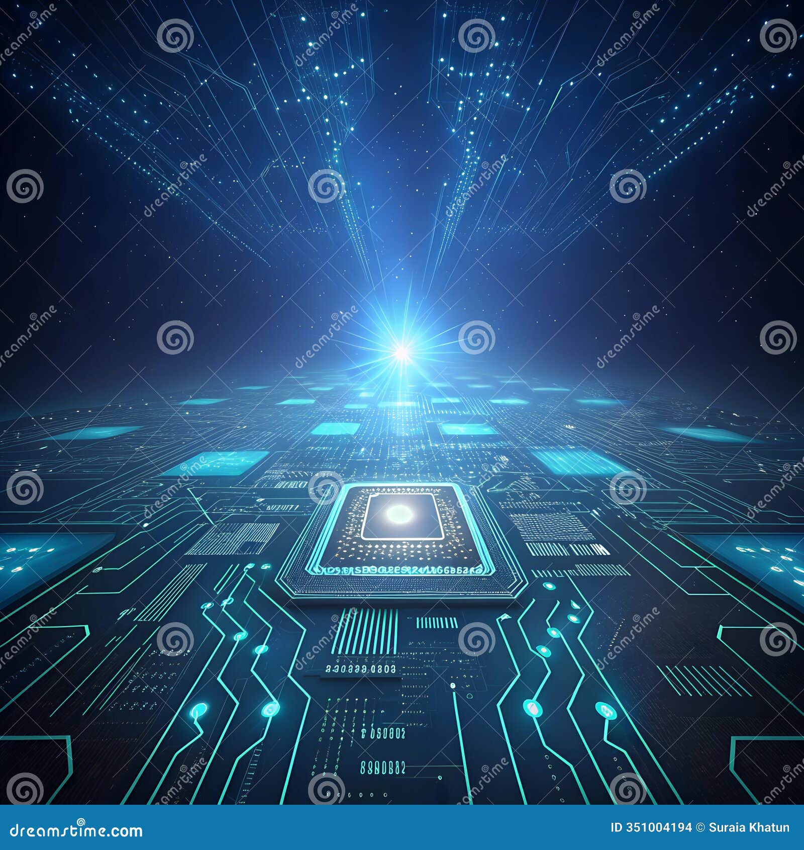 Technology Background with Code Insights and Trends Stock Photo - Image ...