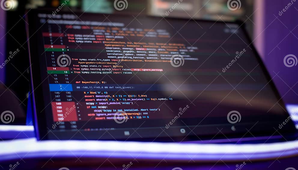 Technology Background Computer Script Programming Code Abstract 