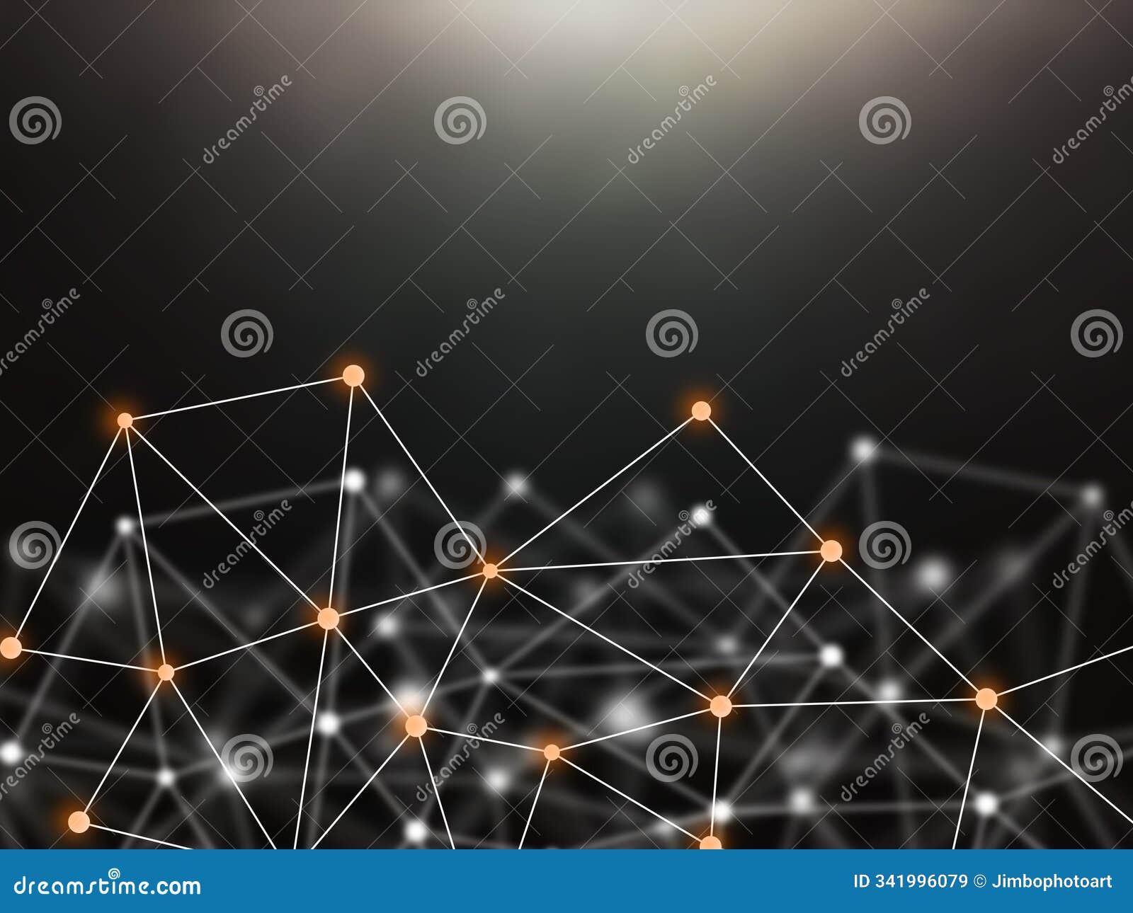 Abstract Connected Lines And Cubes In Wavy Motion. Design. Up And Down ...