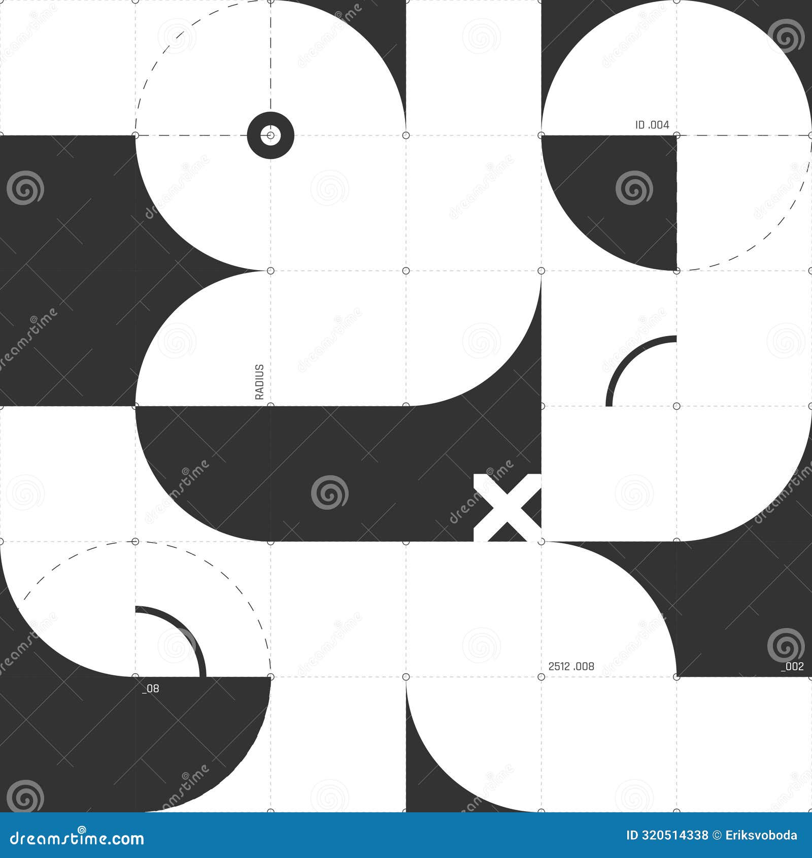 Technology Background Concept. Abstract Geometric Pattern. Stock Vector ...
