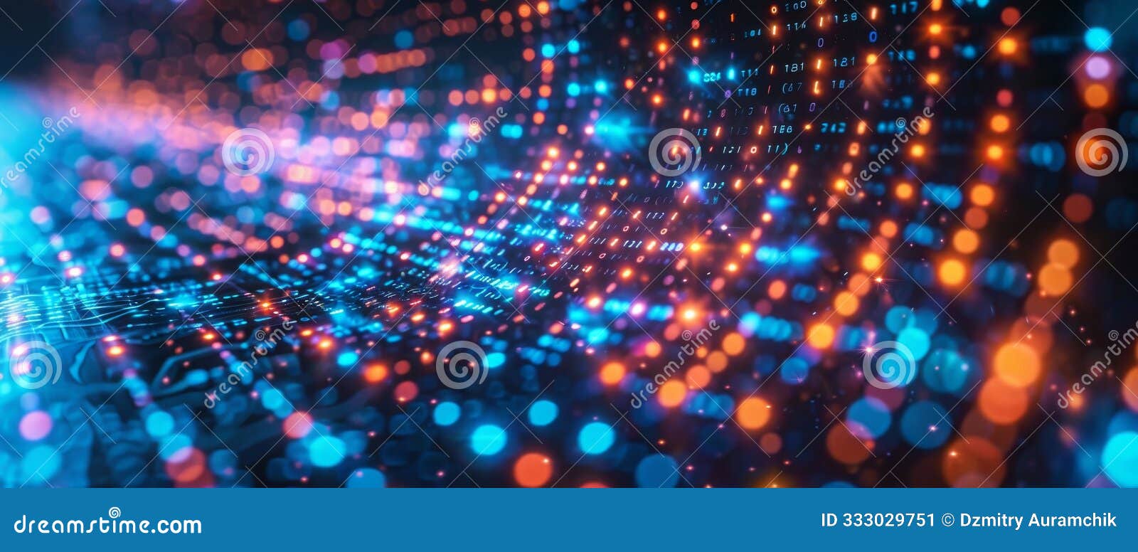 Technology Background Concept of Big Data, Cloud Computing, Digital ...