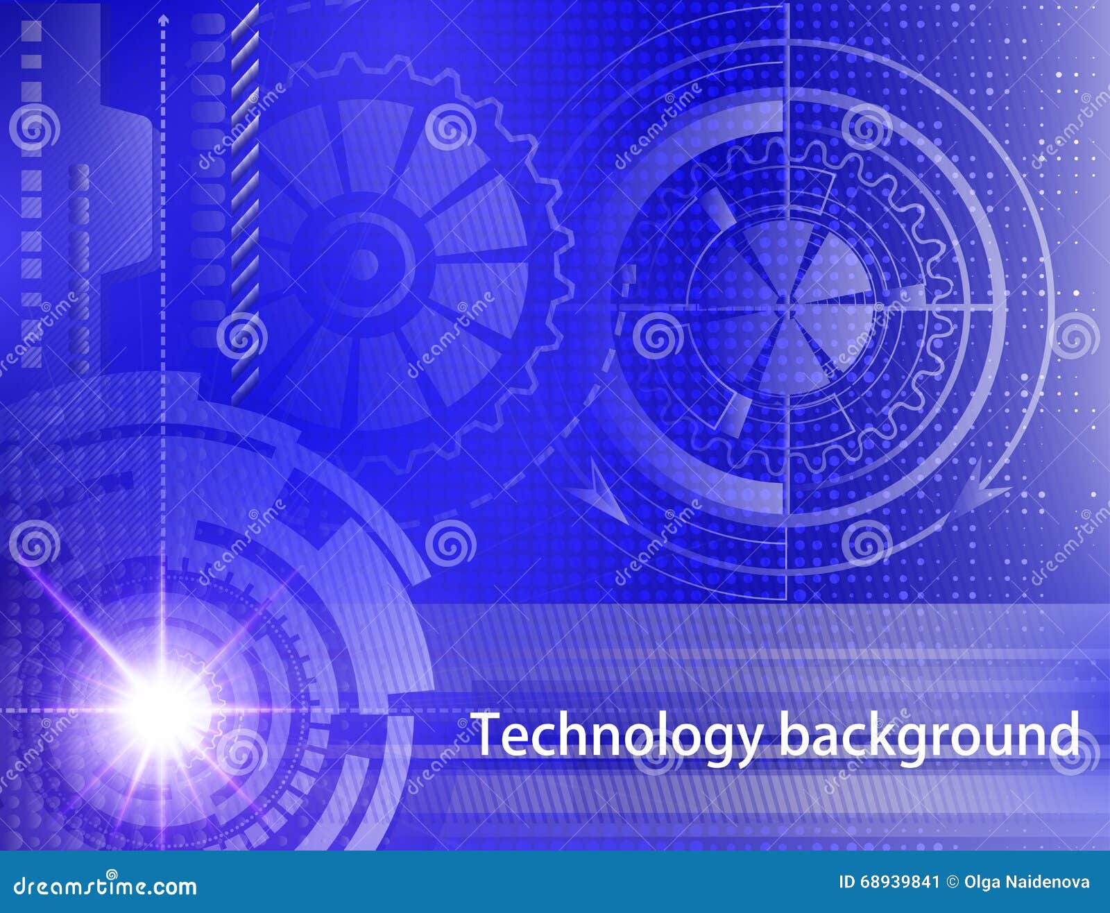 Technology Background. Concept of Industrial Design Stock Vector ...