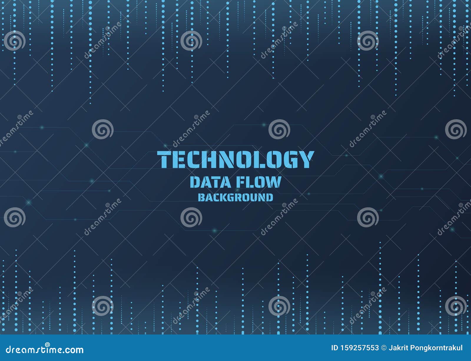Technology Background Data Flow Modern Style Digital Design Space for ...