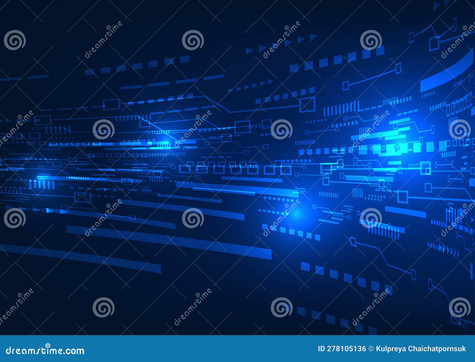Technology Background Data Shows the Transmission of Large Amounts of ...