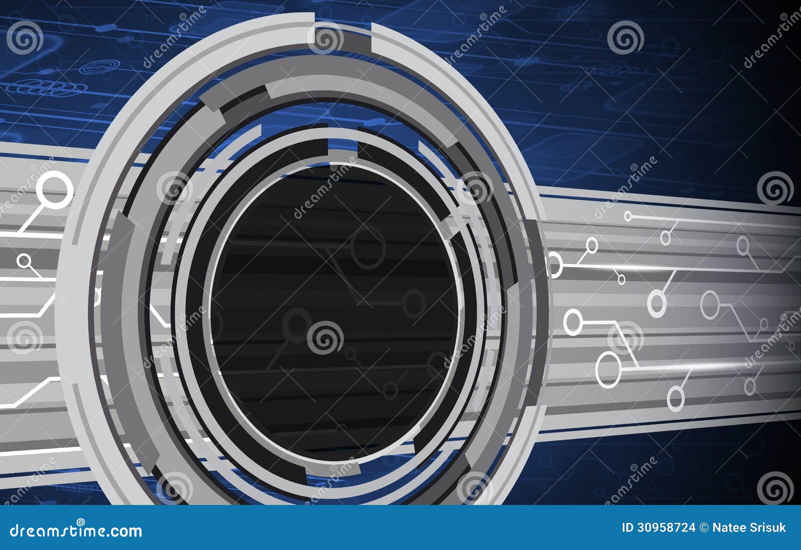 Technology Background Design Stock Illustration - Illustration of ...