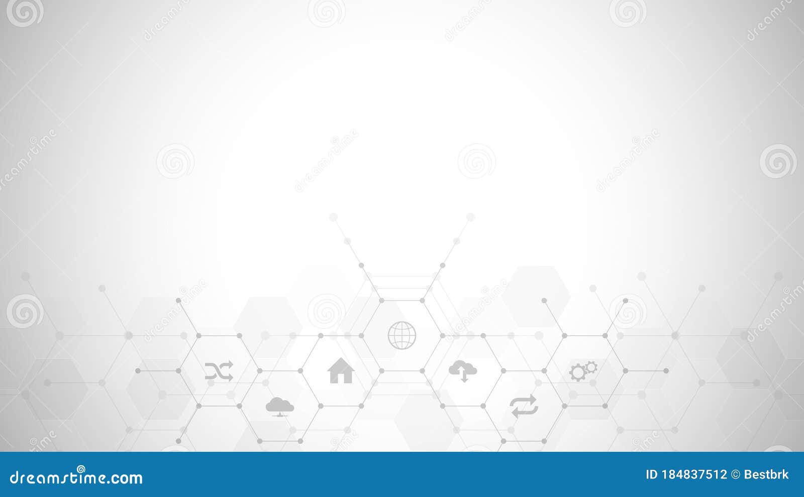 Technology Background with Flat Icons and Symbols. Concept and Idea for ...