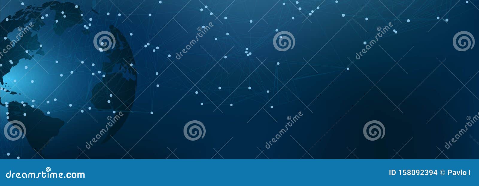 Technology Background, Global Communications System, Network Connection ...