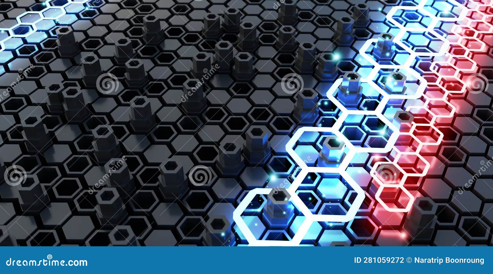 Technology Background Hexagon Shape Modern Geometric Texture Abstract ...