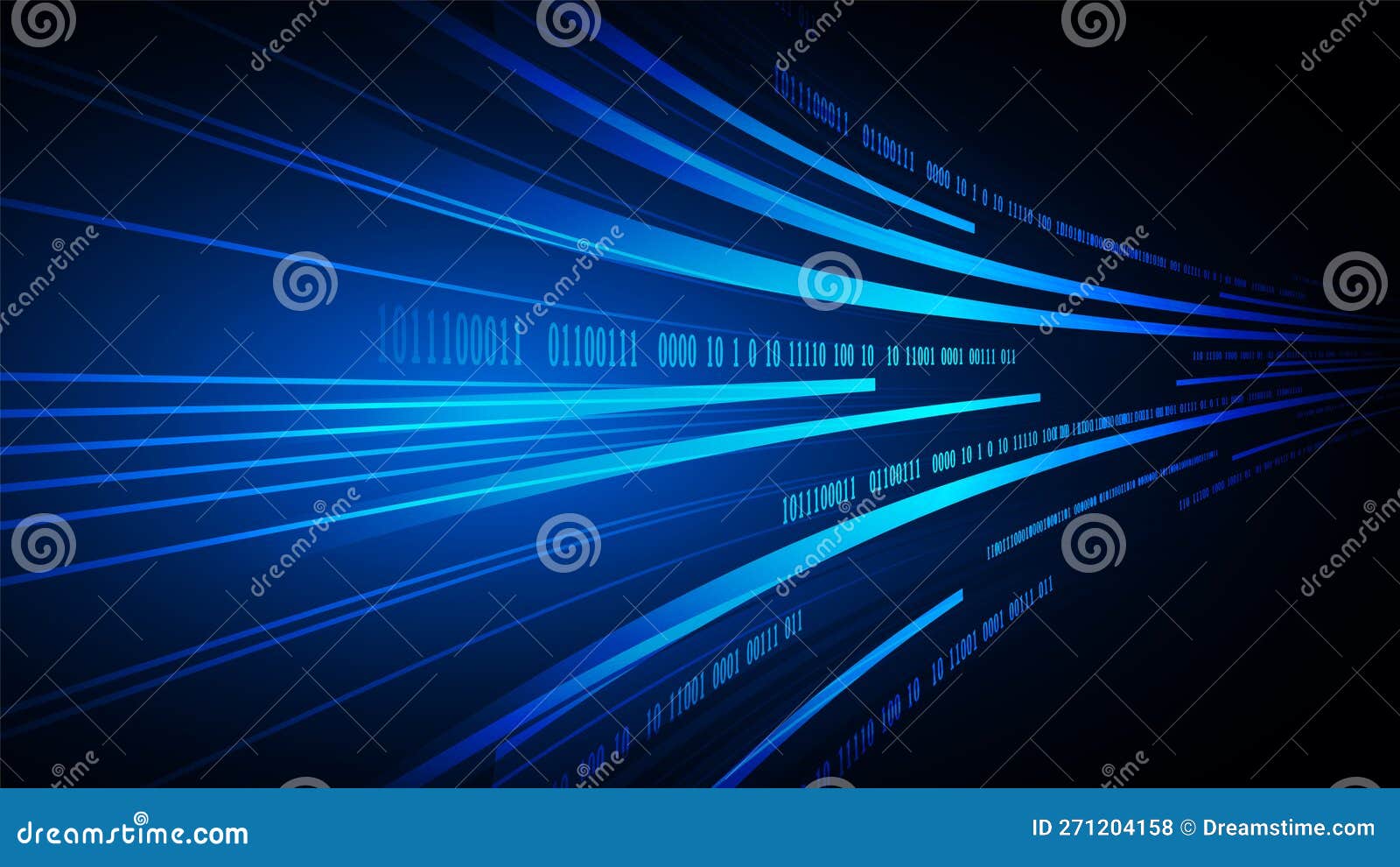 Technology Background with Hi-tech Digital Data Stock Vector ...