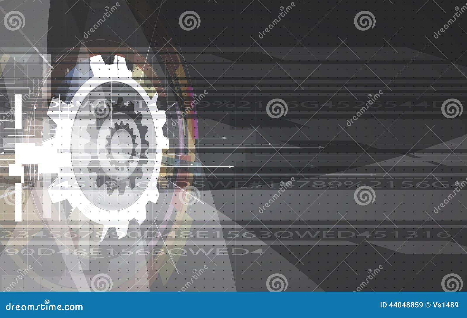 Technology Background, Idea of Global Business Solution Stock Vector ...