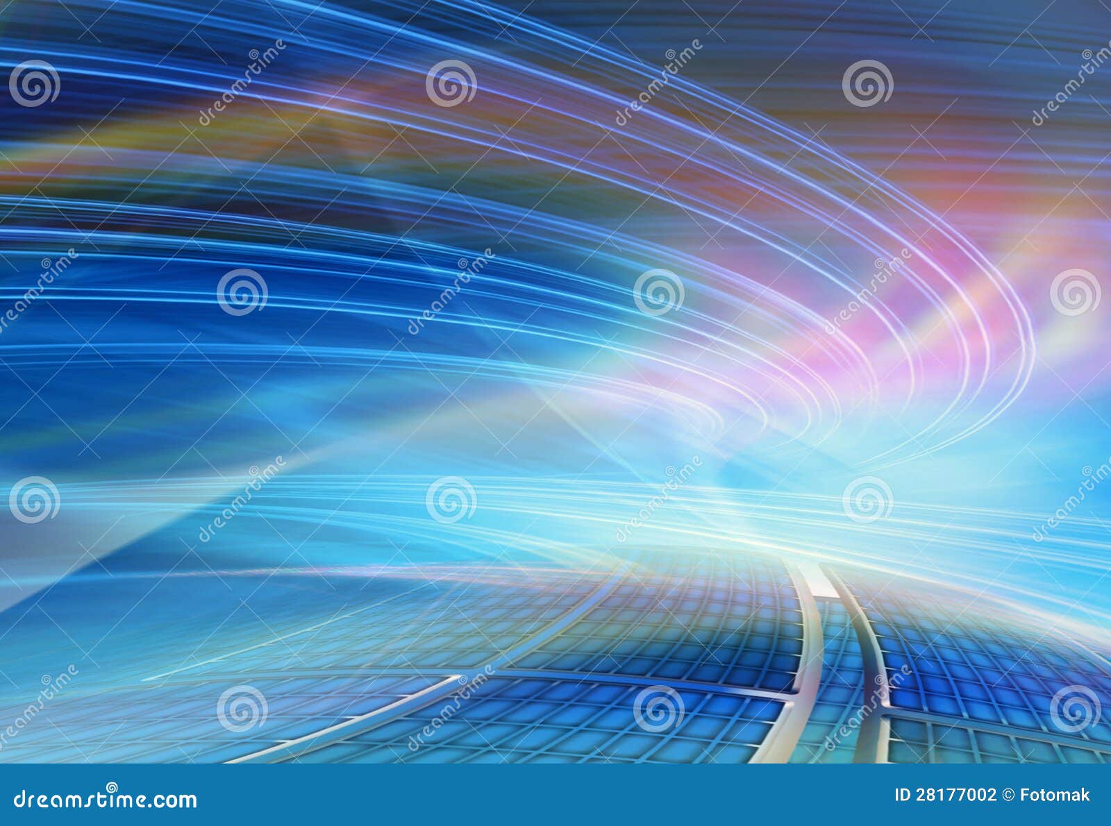Technology Background Illustration, Abstract Speed Stock Illustration ...