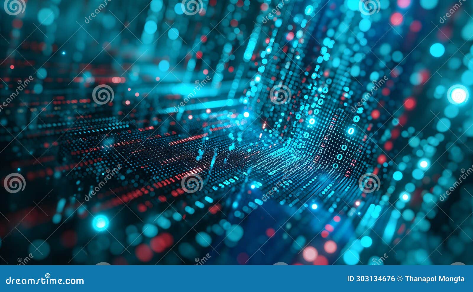 Technology Background of Information Big Data Concept. Stock ...