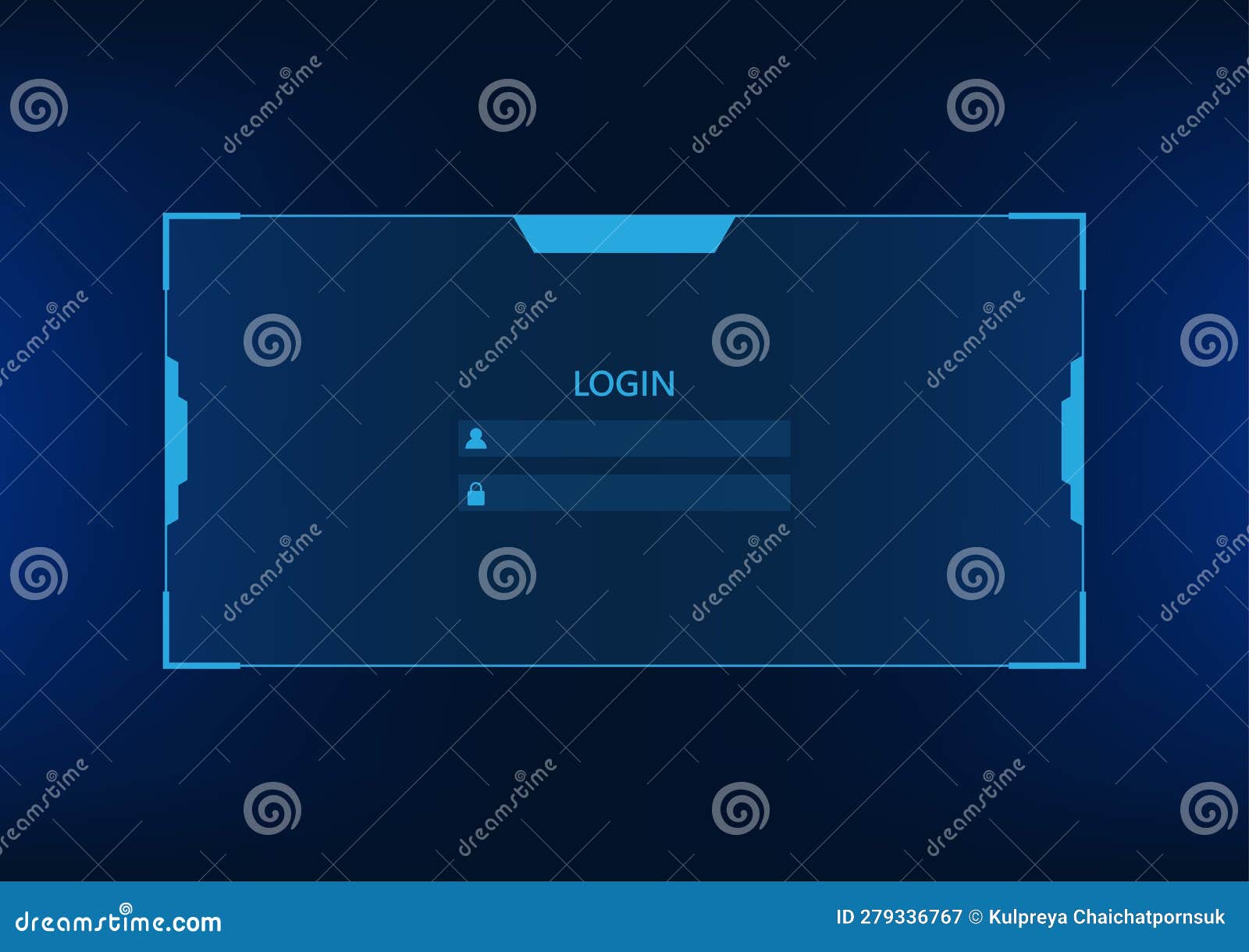 Technology Background Login Screen Accesses the Security Technology of ...