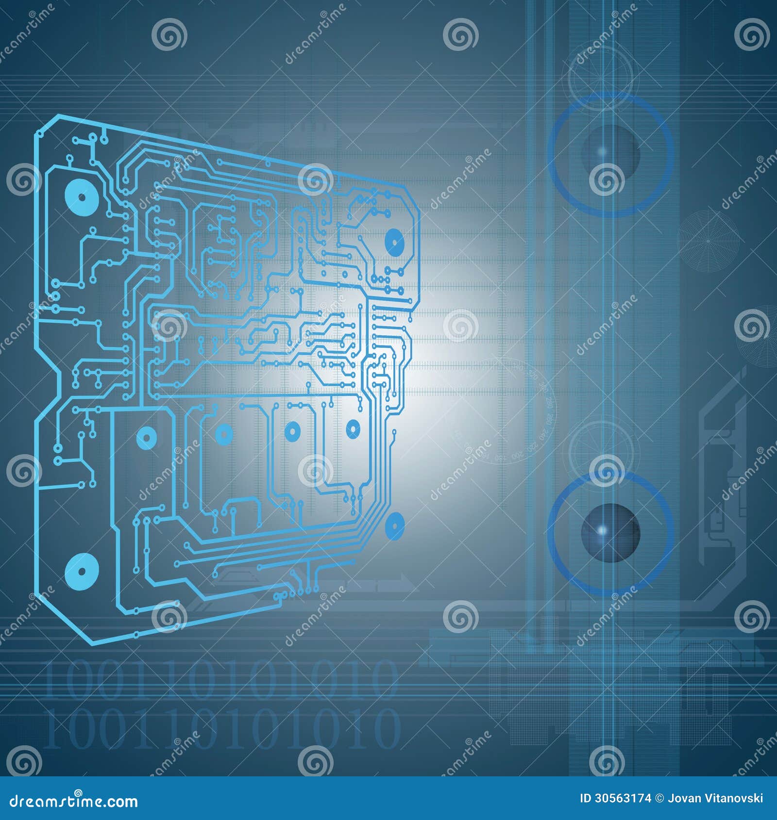 Technology background stock illustration. Illustration of computer ...