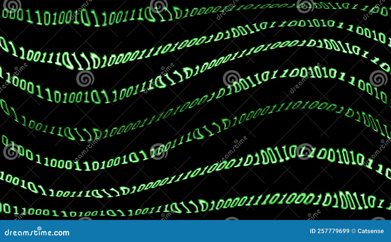 Technology Background With Matriculates Binary Codes Stock Illustration Illustration Of