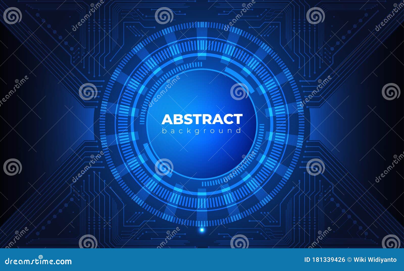 Technology Background. Neon Effect. Circuit Board Concept. Electronic ...
