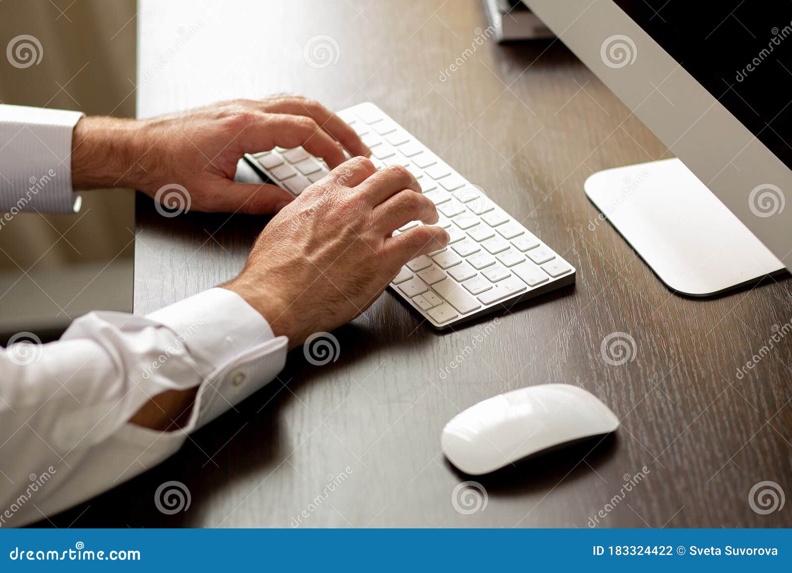 Technology Background. Remote Work Stock Photo - Image of meeting, hand ...