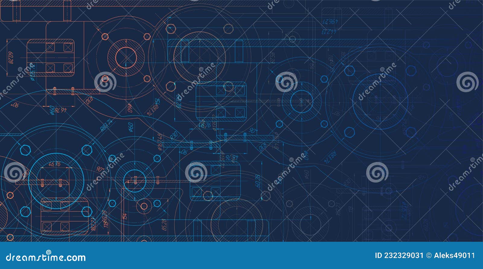 Technology Background.Rotating Gears. School Physics.Machine Technology ...