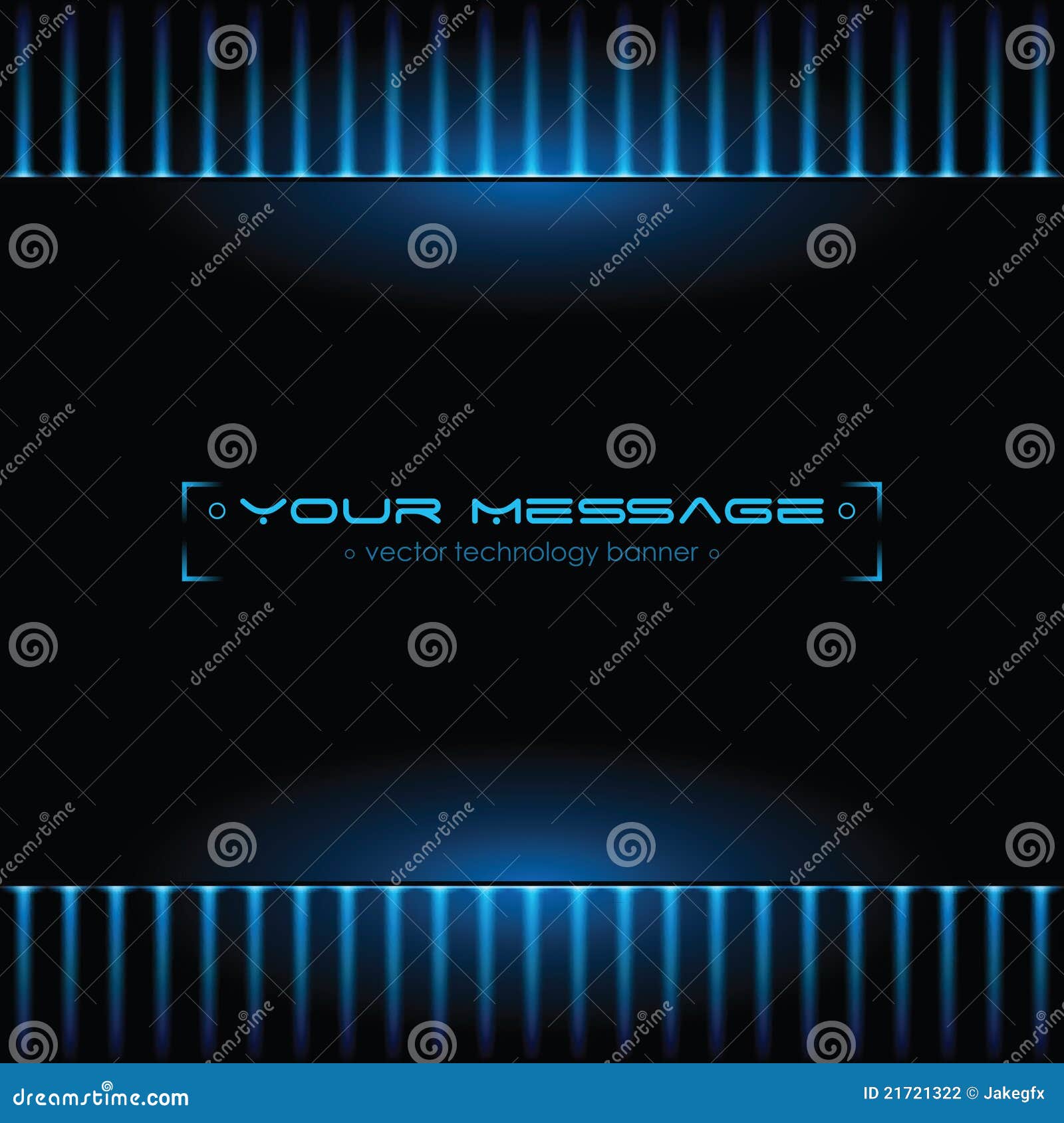 Technology Background with Space for Text Stock Vector - Illustration ...