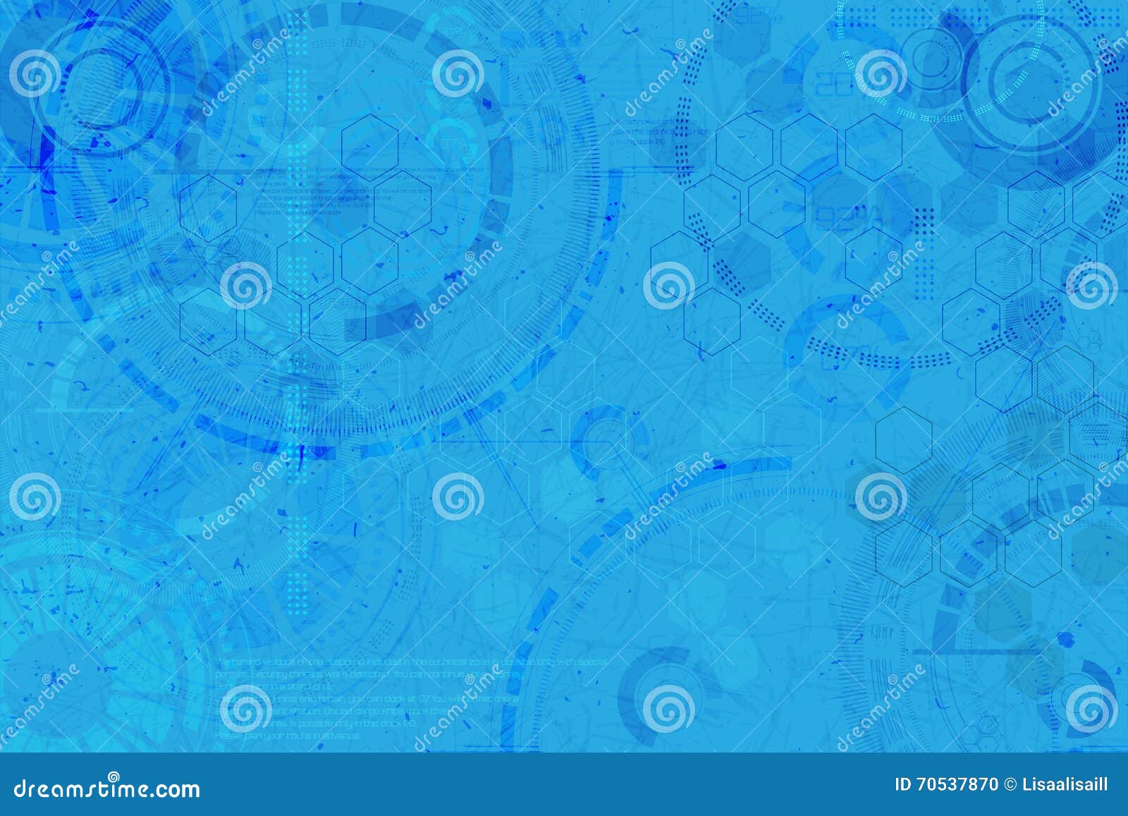 Technology Background. Technological Elements. Illustration with Techno ...